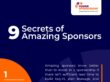 9 Secrets of Amazing Sponsors [Infographic] | Power Sponsorship